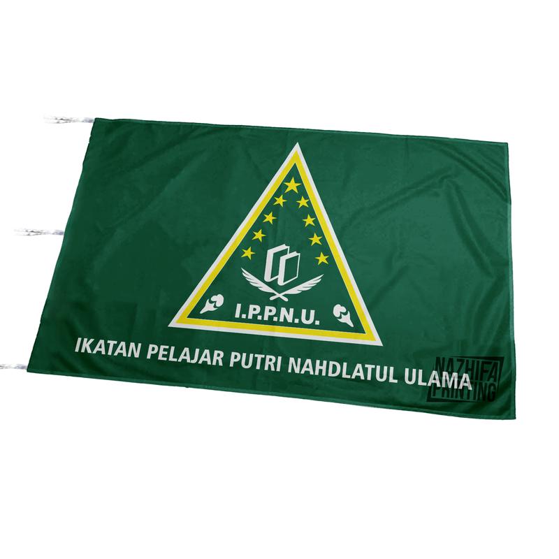 Bendera Ikatan Pelajar Putri Nahdlatul Ulama (IPPNU), Bahan Satin ...