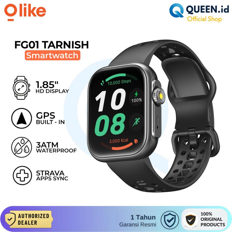 Olike FG01 Smartwatch 1.85" HD Display GPS Bluetooth Call Waterproof ...
