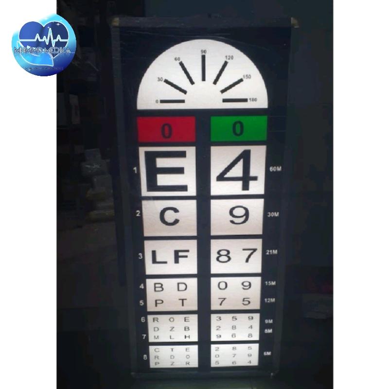 Snellen Chart Elektrik New With Remote || Alat Baca Tes Mata / Snellen ...
