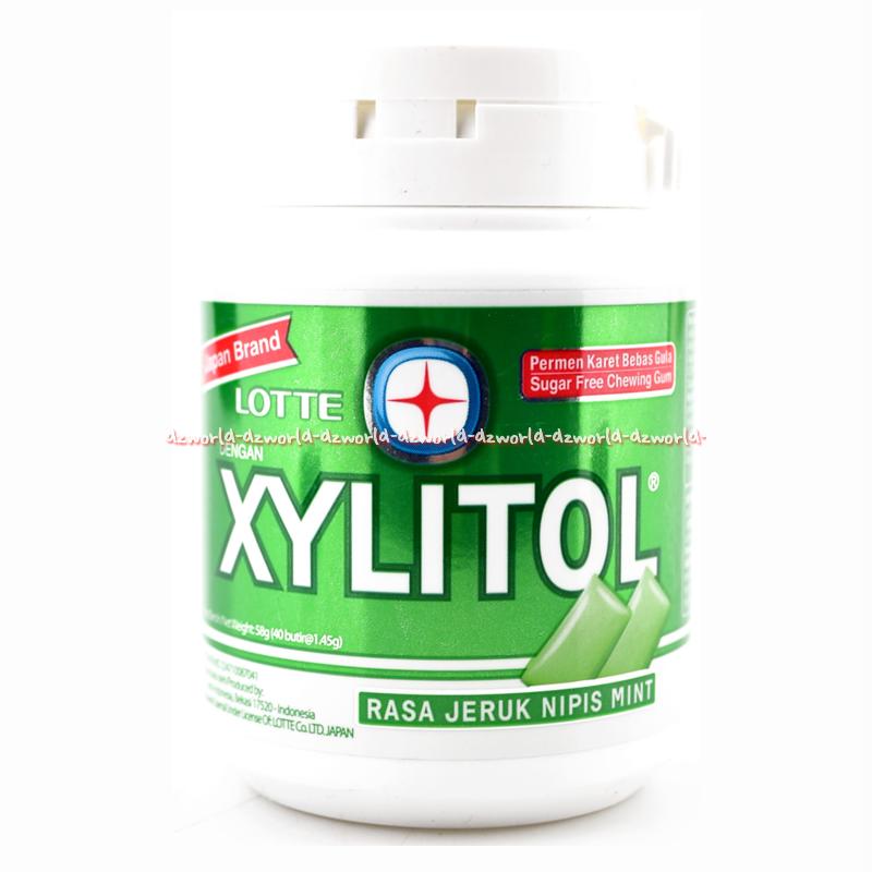 Lotte Xylitol 58gr Permen Mint Rasa Freshmint Stroberi Jeruk Nipis ...