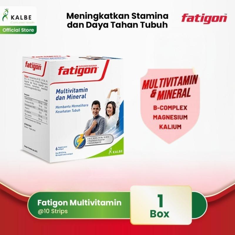 Fatigon Multivitamin 1 Box isi 10 Strip x 6 Kaplet - Shop | Tokopedia