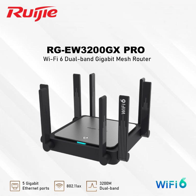 Ruijie RG-EW3200GX PRO 3200M Wi-Fi 6 Dual-band Gigabit Mesh Router ...