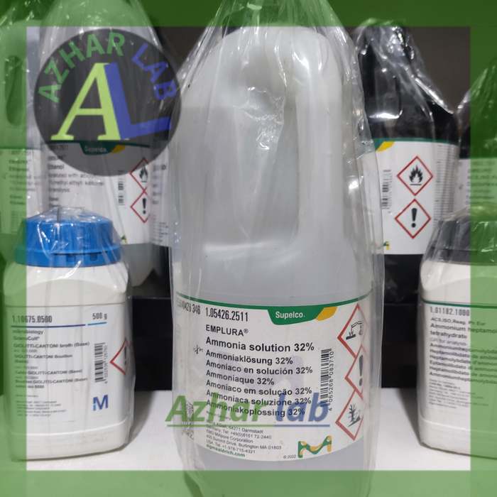 Jual Ammonia Solution 32% Merck 105426 / Larutan Ammonia 2500 mL ...