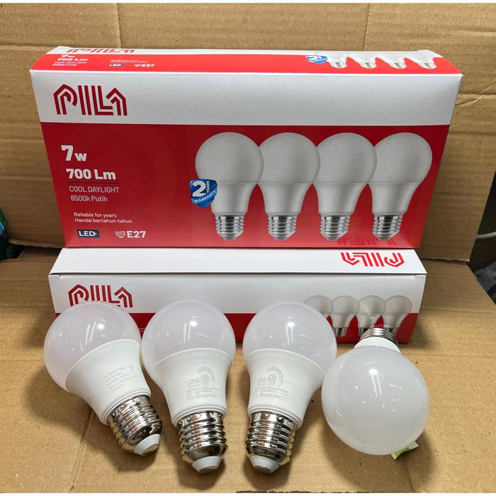 Jual PILA LED Bulb Bohlam Multipack 5W 7W 9W 11 Watt E27 6500K ...