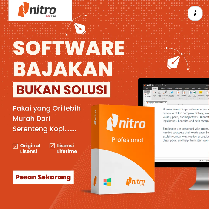 Jual FLASHDISK NITRO PDF Editor - Nitro 14 Pro Pake License Key BISA ...