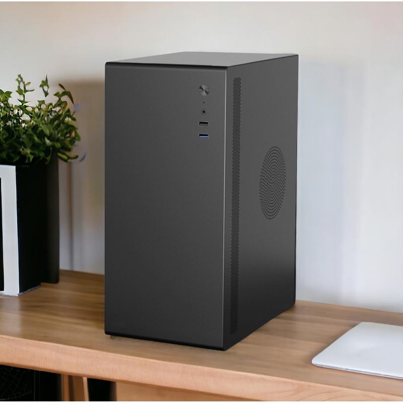 ENLIGHT EN 200 + PSU 300W Black M-Atx Slim Case EN200 - Black - Shop ...
