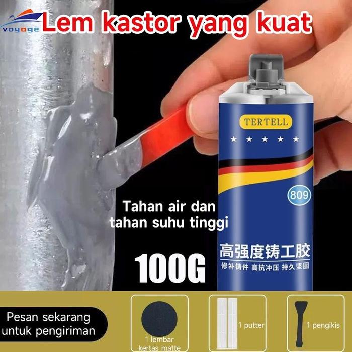 Jual 100g Lem AB Besi Super Kuat Tahan Panas Kafuter Lem Perekat Super ...