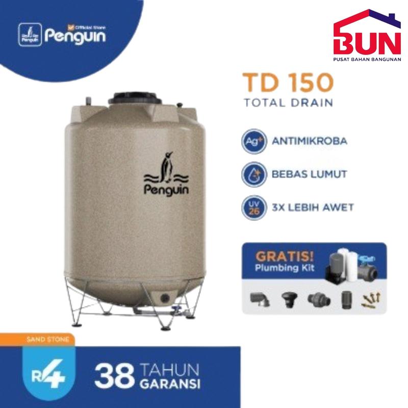 Tangki Air TOTAL DRAIN PENGUIN TD 160 (1500 liter) Toren kuras pinguin ...