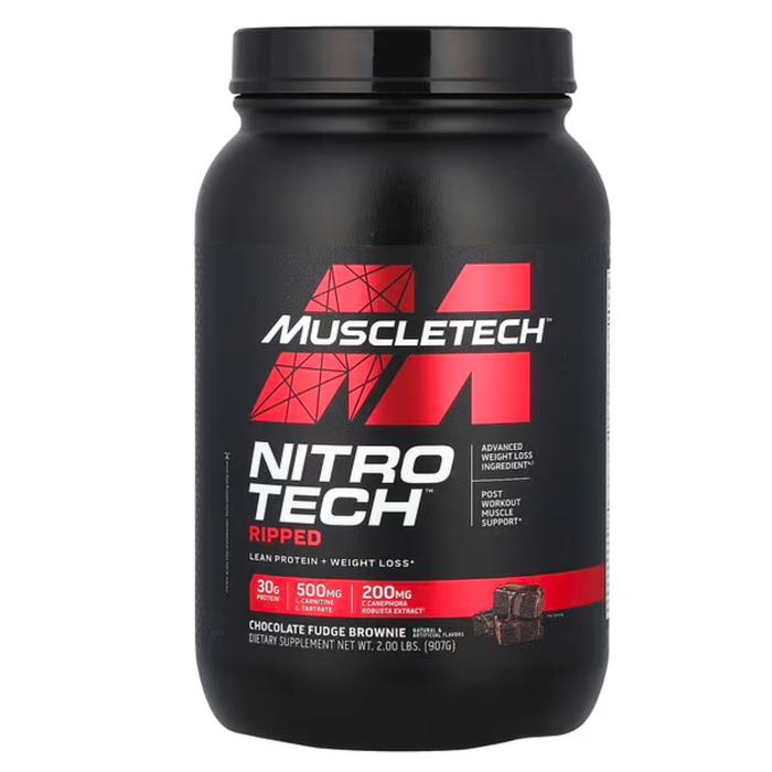 Jual MuscleTech Nitro-Tech Ripped Lean Protein + Weight Loss Chocolate ...