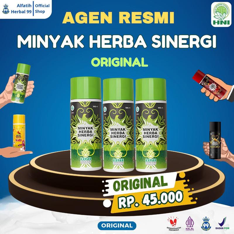 MINYAK HERBA SINERGI | MHS Minyak Butbut HNI HPAI BPOM Original 100% ...