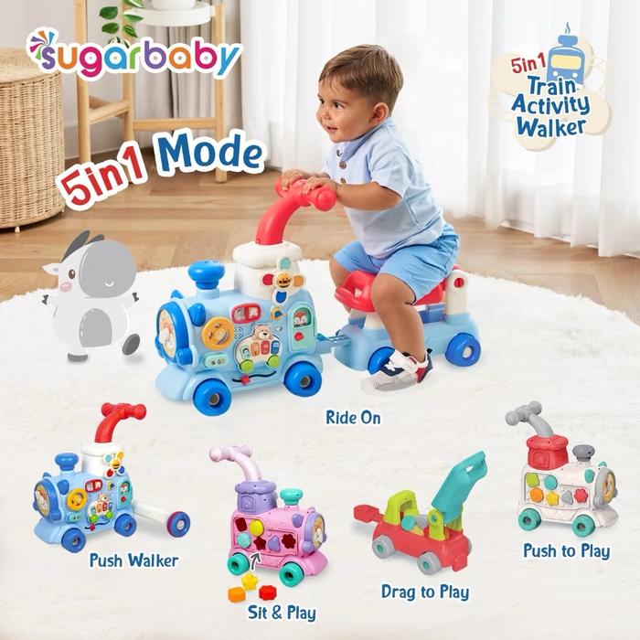 Jual SUGAR BABY 5in1 Train Activity Walker / Alat Bantu Jalan Bayi ...