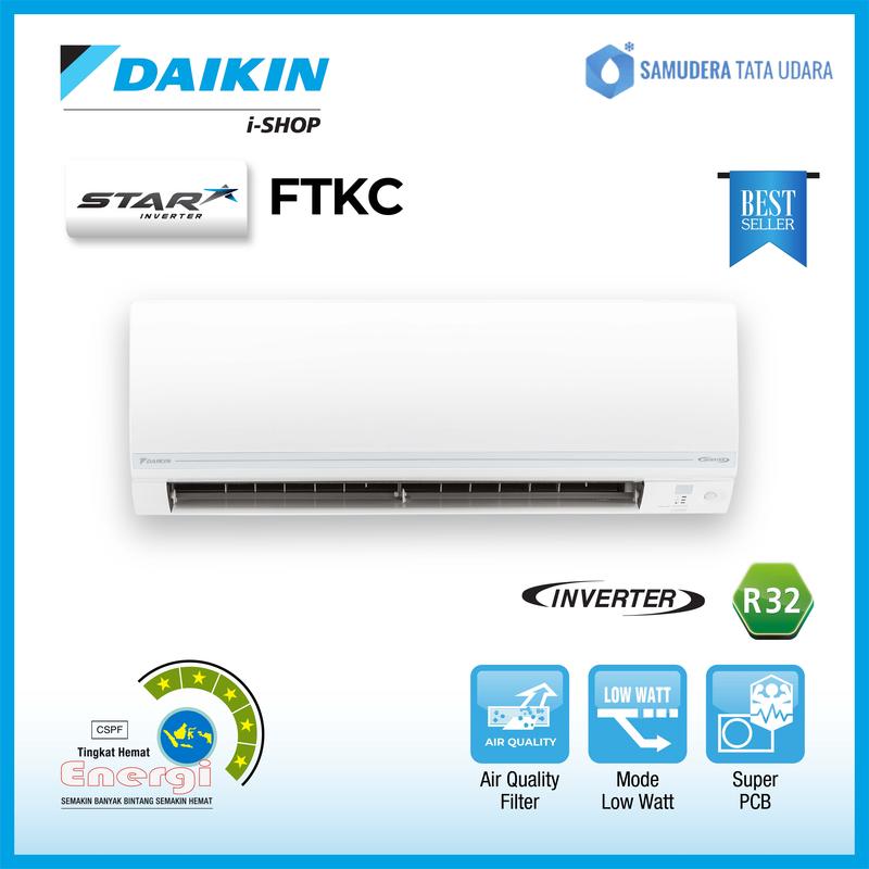 AC Split Daikin 1,5 PK Star Inverter Type FTKC35TVM4 - Shop | Tokopedia