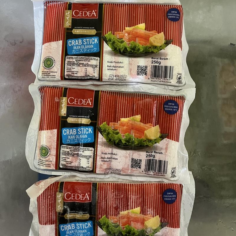 Cedea Crab Stick 250g | Cedea Ikan Olahan Crab Stick - Shop | Tokopedia
