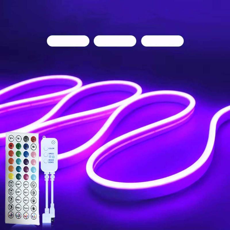 Lampu Neon Flex 5M Lampu LED Remote RGB App Control Sensor Tahan - Shop ...