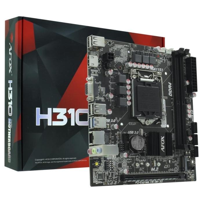 Jual MOtherboar Afox H310 Intel LGA 1151 - Support NVME baru Bergaransi ...