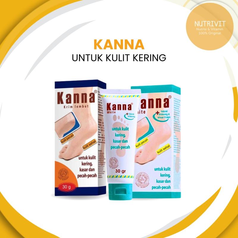 Kanna Foot Cream Original (Biru) / Kanna White (Hijau) - Varian - Shop ...