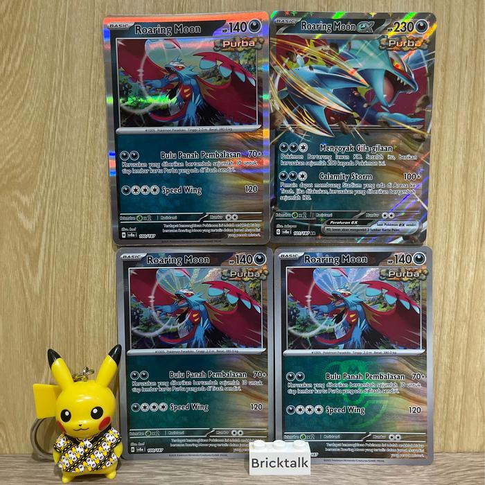 Jual Roaring Moon sv8a R 100/187 Reguler, Pokeball / Monster Ball ...