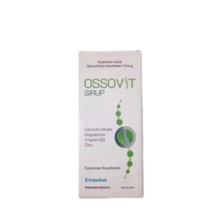 Jual Interbat Ossovit Sirup 100ml Kemasan Baru Suplemen Kesehatan ...