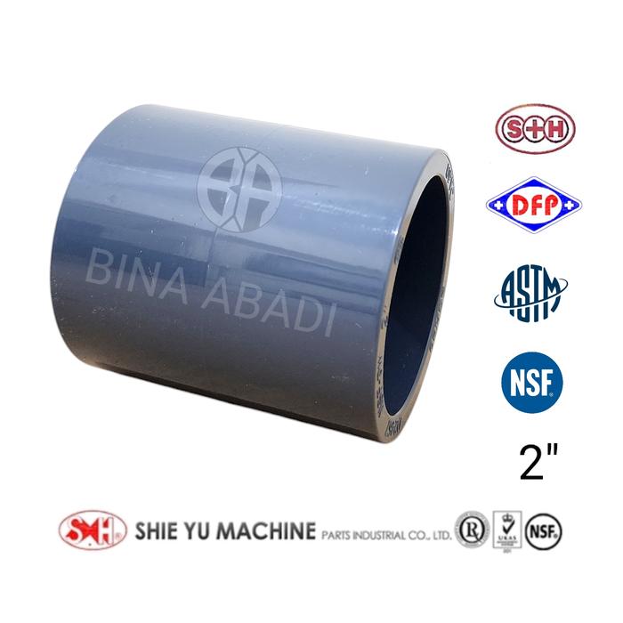 Jual Coupling UPVC Sch 80 Size 2 Inch Socket ANSI/ASTM DURA FLOW DFP SH ...