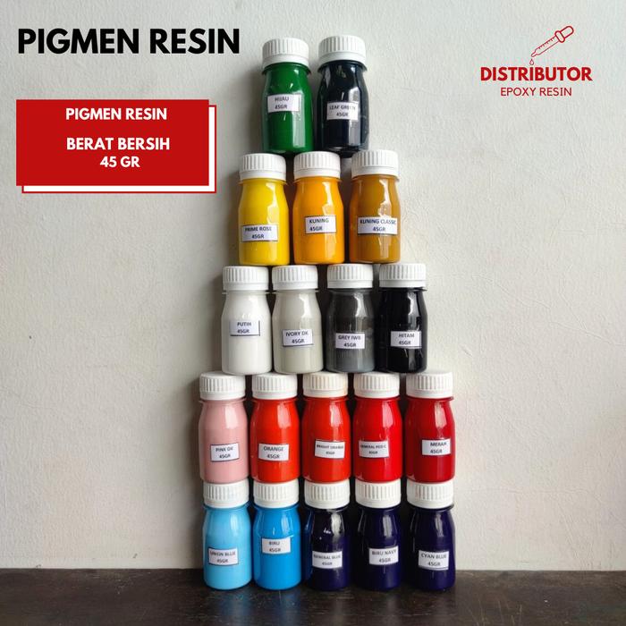 Jual pigment pigmen Pewarna Resin / Cat Resin pelengkap bahan resin ...