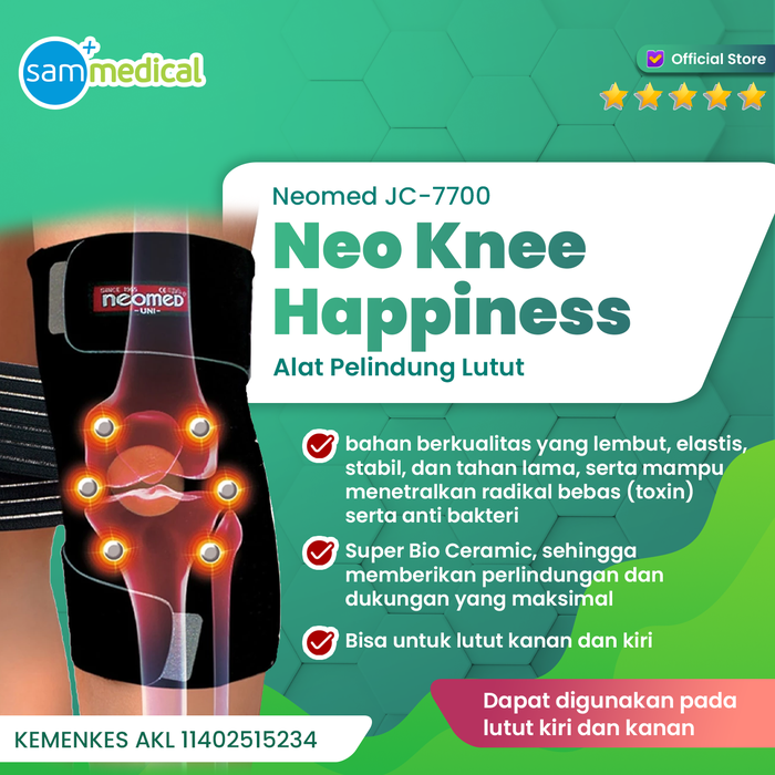 Jual Neomed Neo Knee Happiness JC 7700 / Deker Lutut / Pelindung Lutut ...