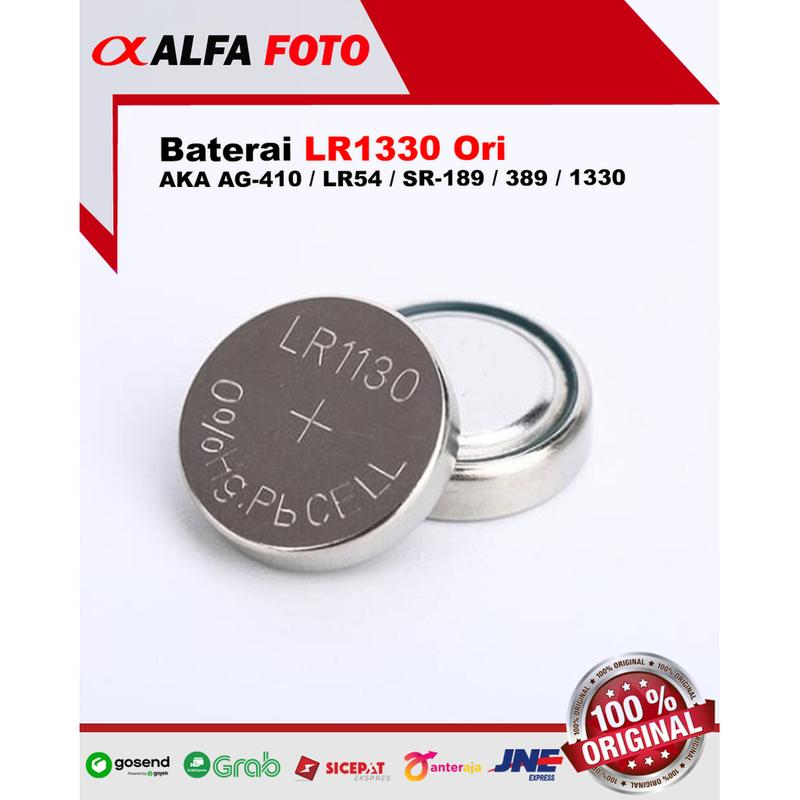 Baterai LR 1130 / AG-410 / LR54/ SR-189 / 389 /1330 - Shop | Tokopedia