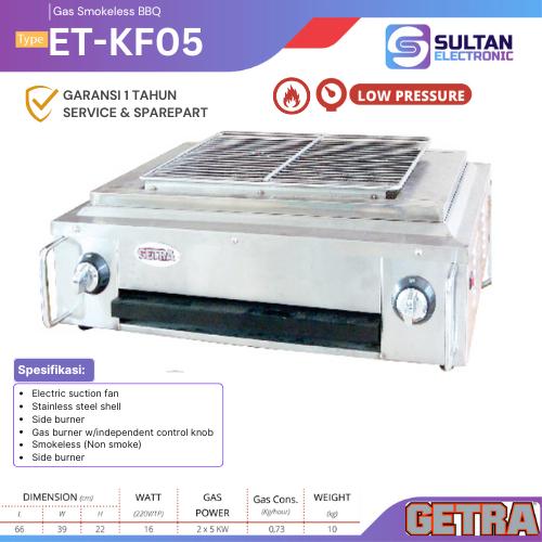 GETRA Gas Smokeless BBQ ET-KF05 / ET KF05 / ETKF05 Mesin Grill - Shop ...
