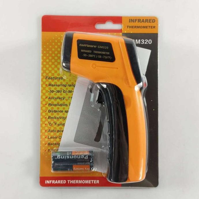 Thermogun Infrared Industrial Taffware Pengukur Suhu Benda Ruangan ...