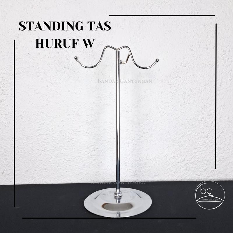 Standing Tas Huruf W/Display Pajangan Etalase Tas Dompet/Gantungan Tas ...