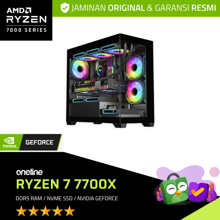 Promo PC RAKITAN Gaming Design | Ryzen 7 7700X / DDR5 / GeForce RTX ...