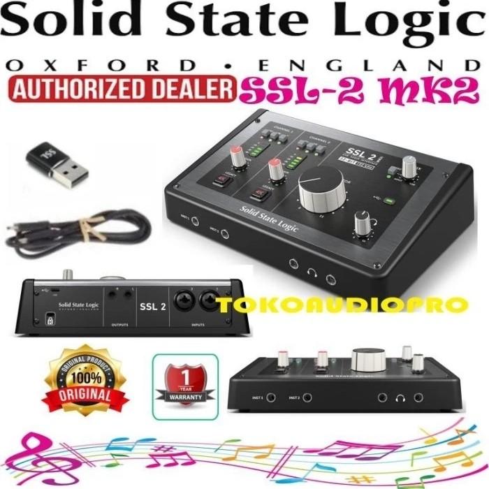 Solid State Logic SSL2 MK2 USB Audio Interface Original Sound Card Audio SSL2 MKII - Shop ...