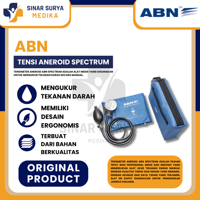 Jual Tensimeter Aneroid ABN Spectrum / Tensi ABN Spectrum - Kota ...