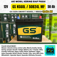 Jual Aki Mobil Suzuki Ertiga, Baleno GS GEN SMART MF NS60L Aki Kering ...