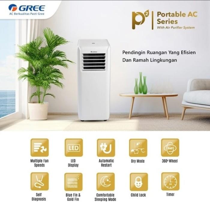 Gree AC Portable 1/2 PK GPC-05P2 - Shop | Tokopedia