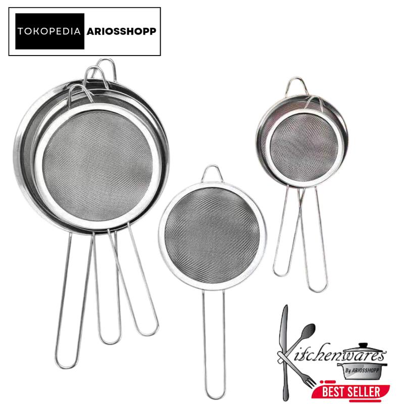 saringan stainless steel halus / Saringan Gula Teh Kopi Minyak - Shop ...