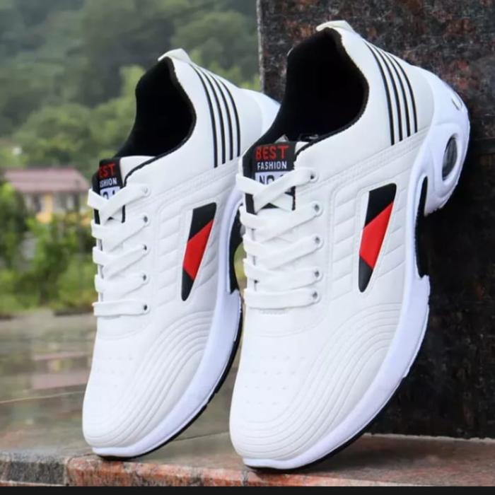 Jual sepatu pria karet anti air murah trendy - Putih, 42 - Kab. Bogor ...