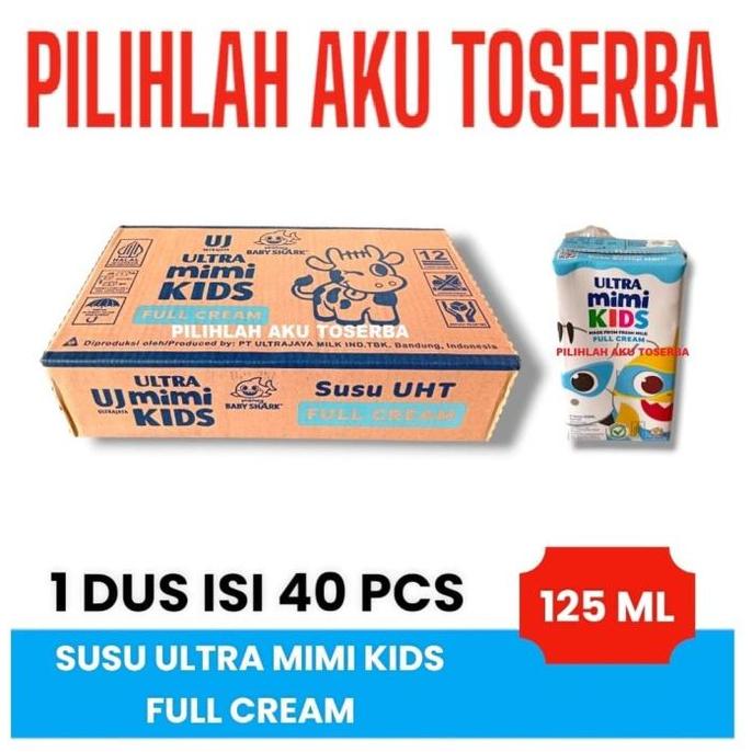 Jual READY!! Susu Ultra Mimi Kids (Full Cream) - 125 ml (1 DUS ISI 40 ...