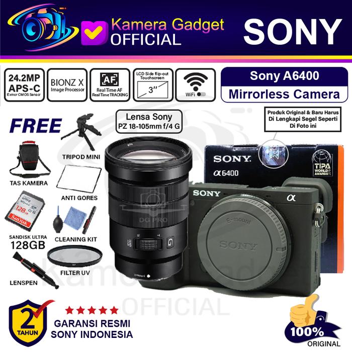 Jual Sony Alpha A6400 Body Only / Sony A 6400 Kit 16-50mm f3.5-5.6 OSS ...