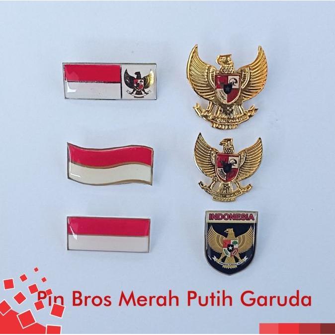 Terbaru Pin Merah Putih Bendera Garuda Bros Peniti Paskibra 17 - Shop ...