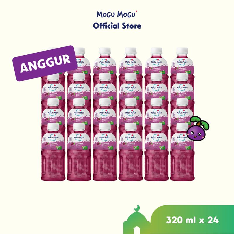 Mogu Mogu Nata De Coco Grape - 24 pcs x 320 ml - Shop | Tokopedia