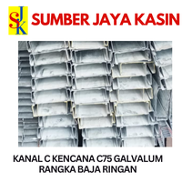 Jual Canal Kanal C C75 Galvalum Baja Ringan - VIVOKencana 0,75 - Kota ...
