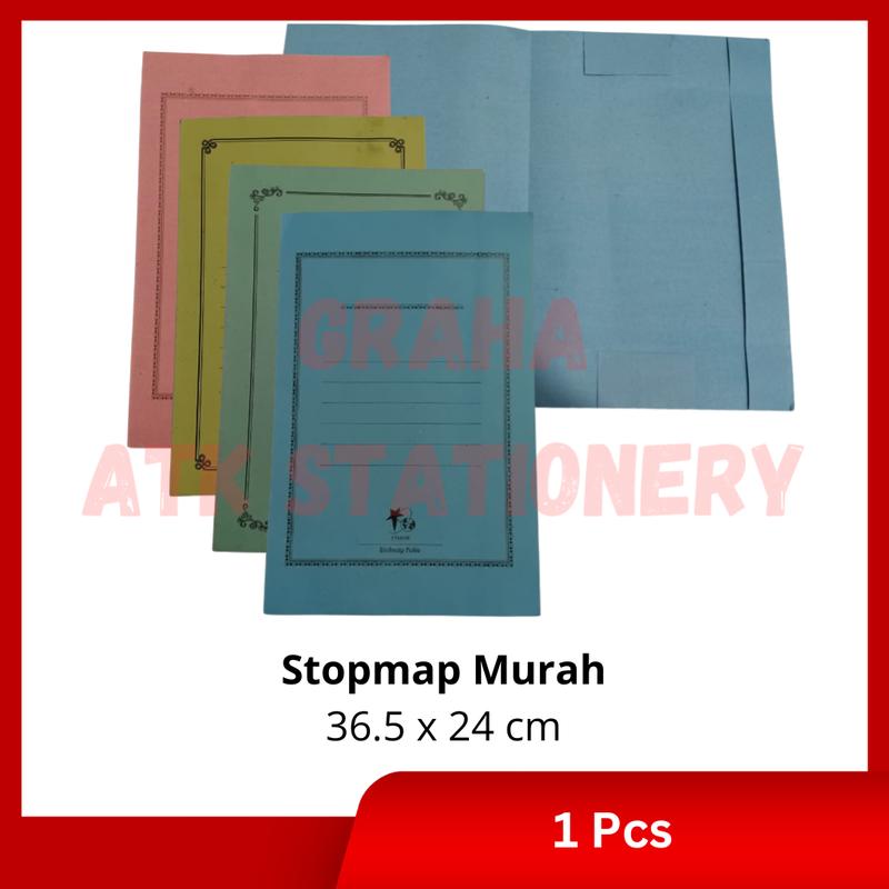 [1 Pcs] Stopmap Kertas Murah Folio / Stofmap / Paper File / Map - Shop ...