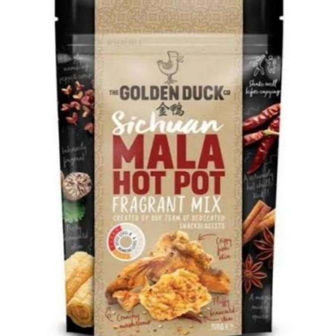Jual GOLDEN DUCK Singapore Snack Chips - Salted Egg Potato Fish Skin ...