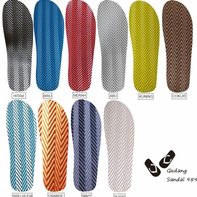 Spon Eva Motif Tebal 3Mm Sudah Di Cuting Pola / Outsole Sendal - Shop ...