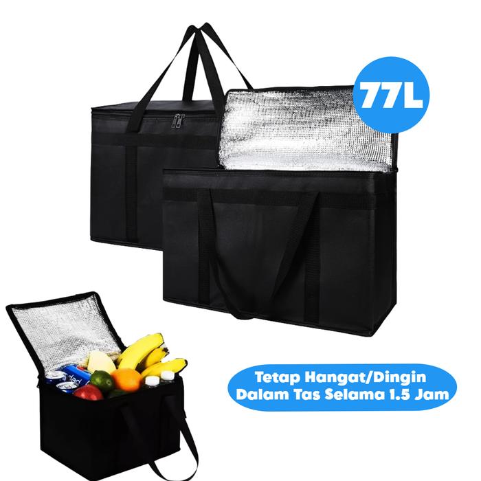 Promo Cooler Bag Thermal Insulated Travel Portable Box Tas Piknik ...