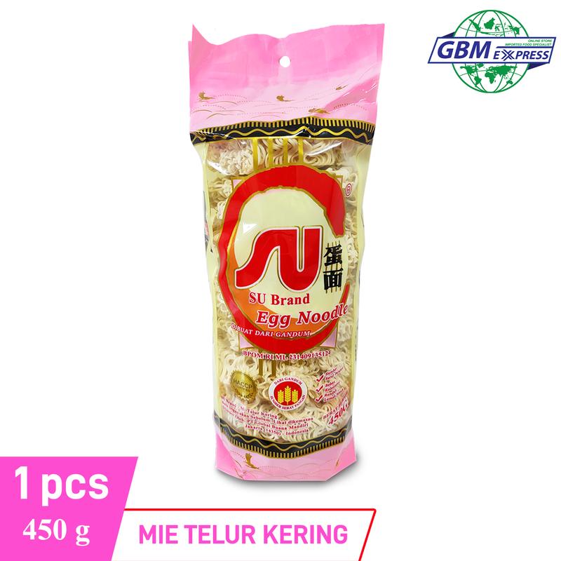 SU Brand Mie Telur Kering Egg Noodle 450g - Shop | Tokopedia