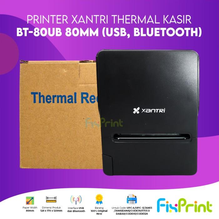 Jual Printer Kasir Thermal Xantri BT-802 / BT-80UE / BT-80UB / POS80 80 ...