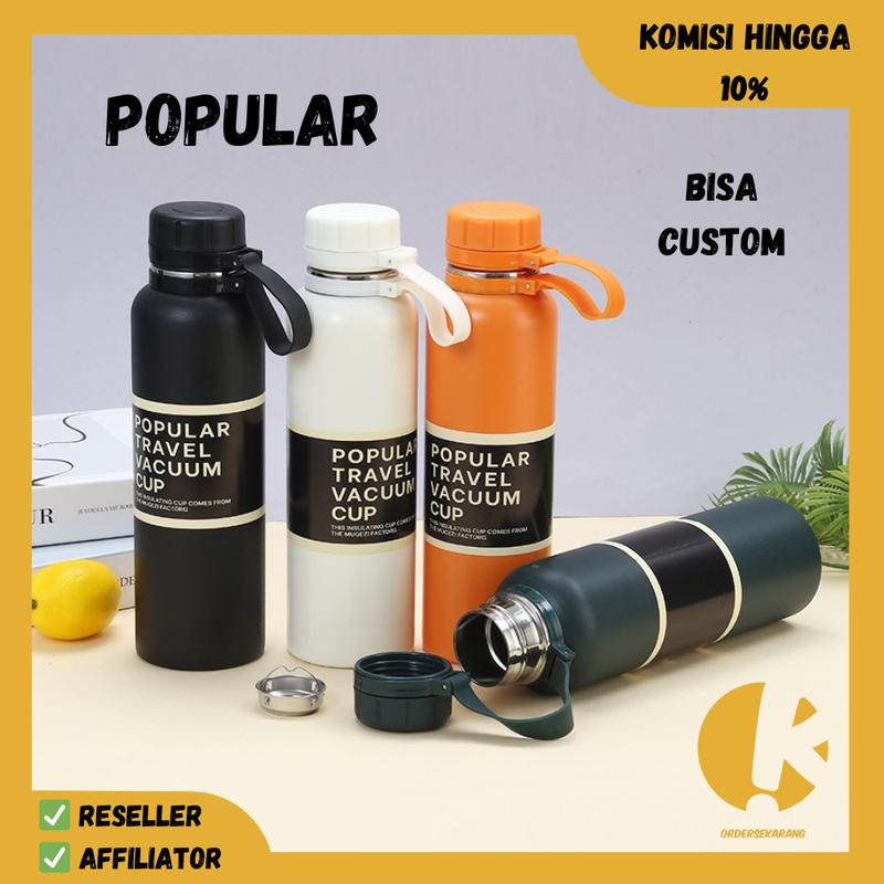 TUMBLER TRAVEL POPULAR 650ML THUMBLER TUMBLR TERMOS THERMOS BOTOL ...