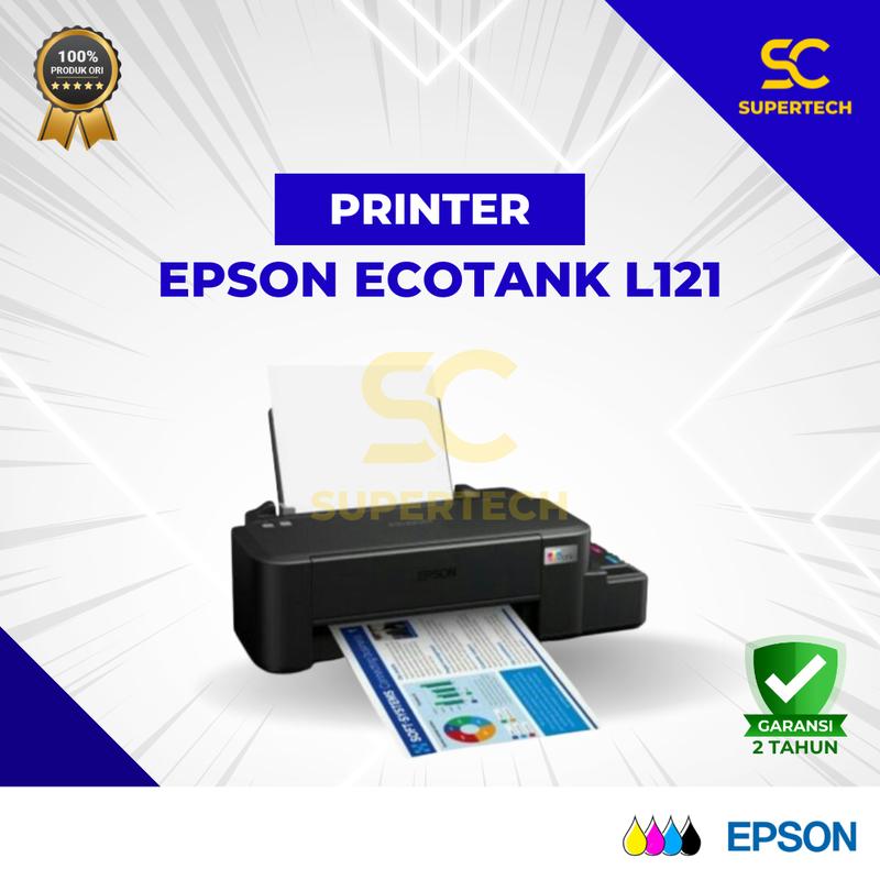 Printer Epson EcoTank L121 Garansi Resmi Free Tinta - Shop | Tokopedia