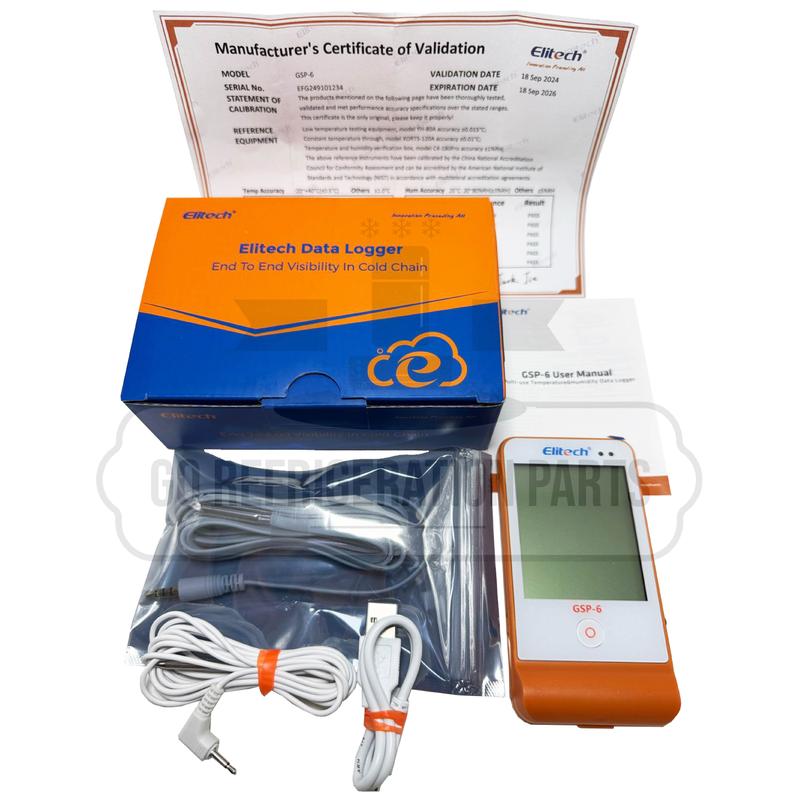 GSP-6 TEMPERATUR DATA LOGGER HUMIDITY ELITECH ORIGINAL - Shop | Tokopedia